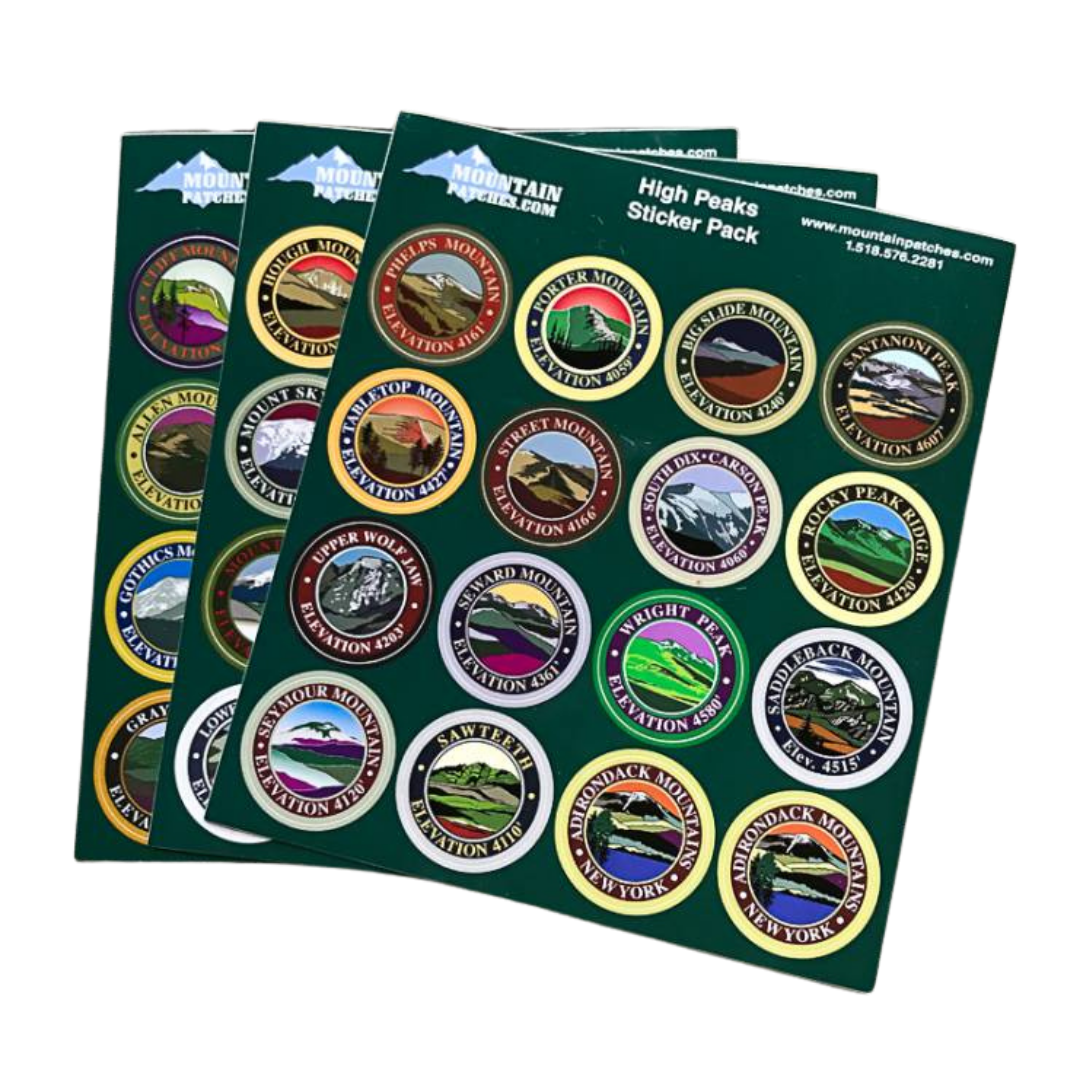 High Peaks Sticker Pack | Blue Line Book Exchange a Wholesale and ...